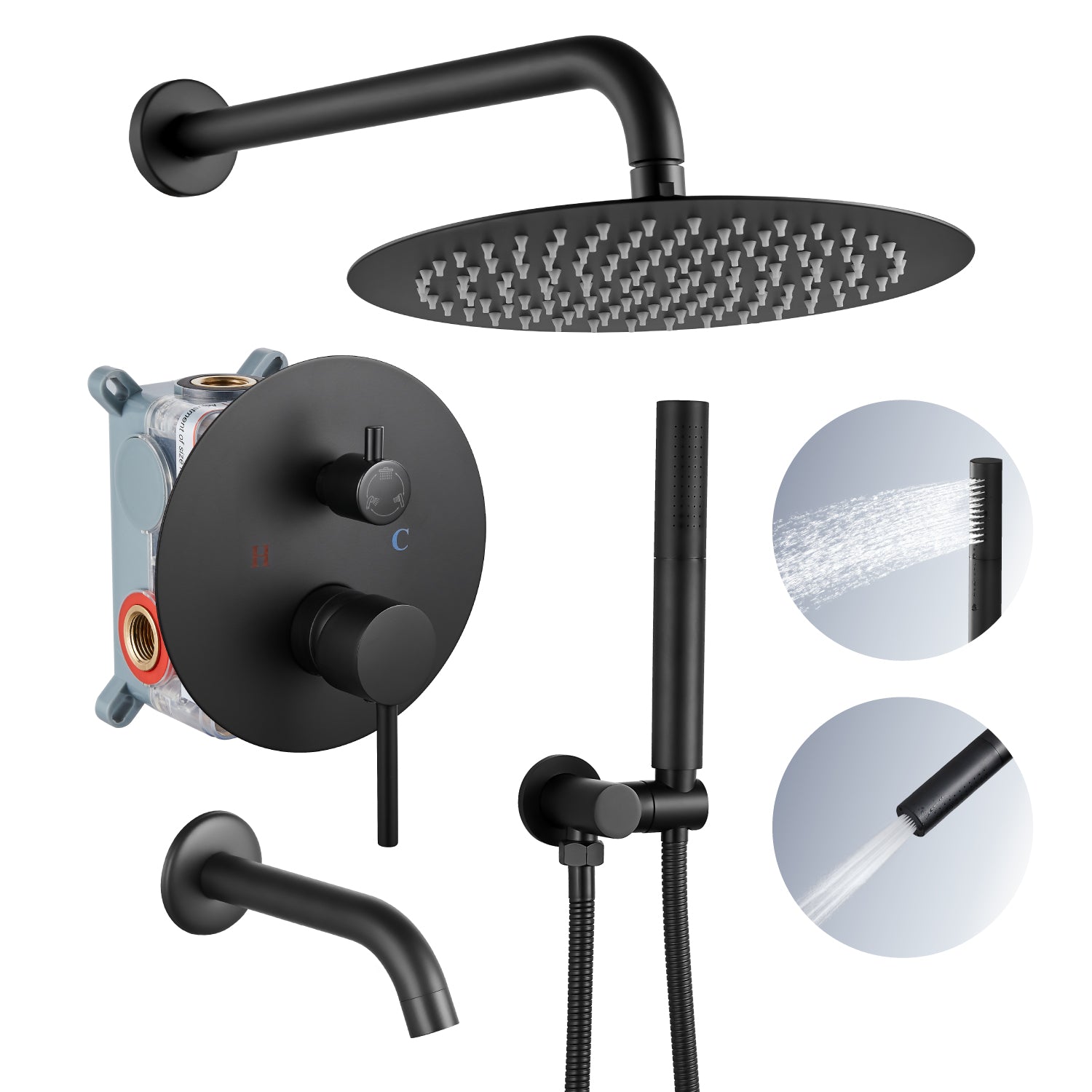 Three Function Shower Set